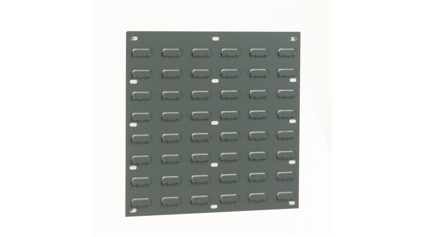 RS PRO PP Louvre Panel Storage Unit, 438mm x 457mm, Grey | RS