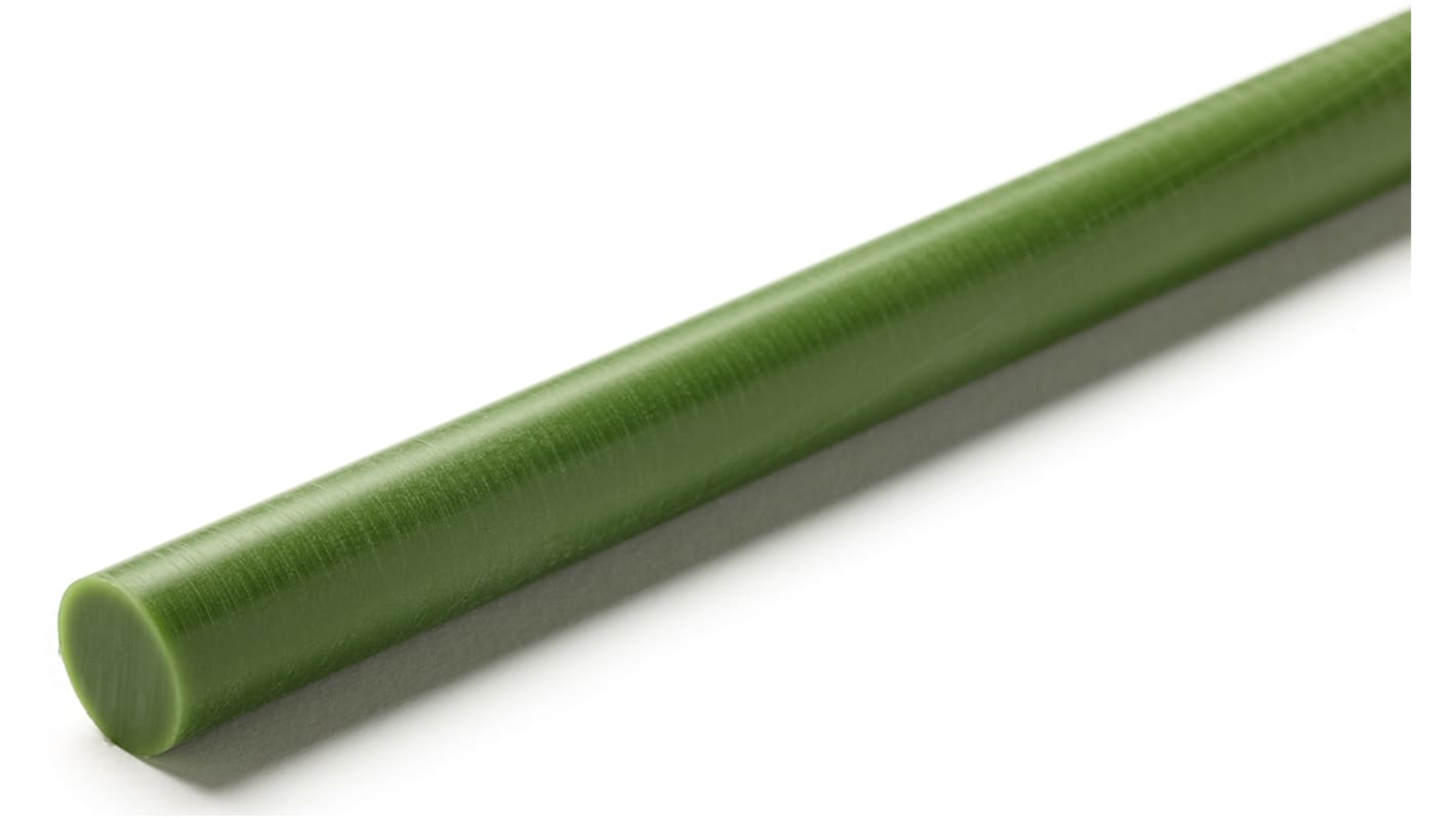 RS PRO Green Nylon Rod, 1m x 44mm Diameter | RS