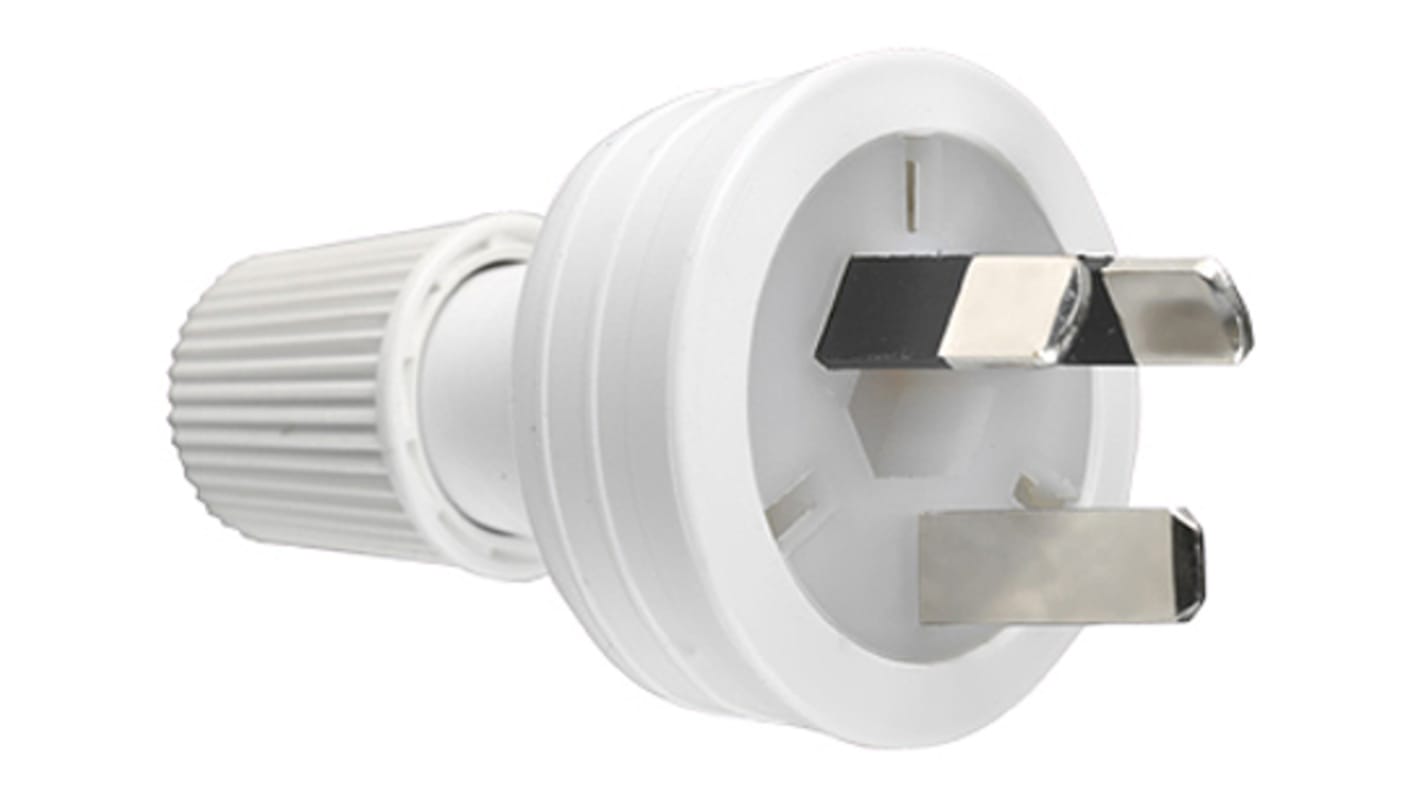 100L CL | HPM New Zealand / Australian Mains Plug, 10A, 250 V | RS