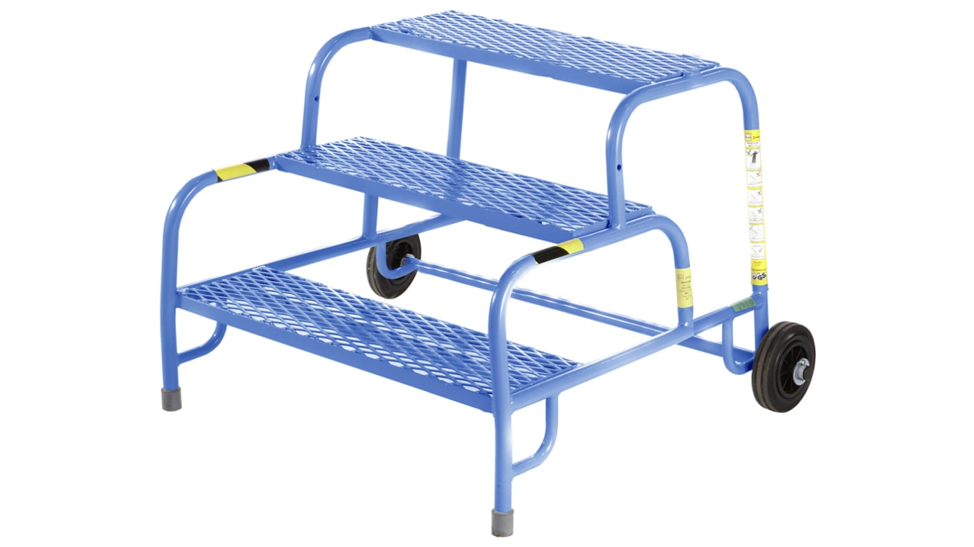 RS PRO 3 Tread Steel Steps 0.6m Platform Height | RS