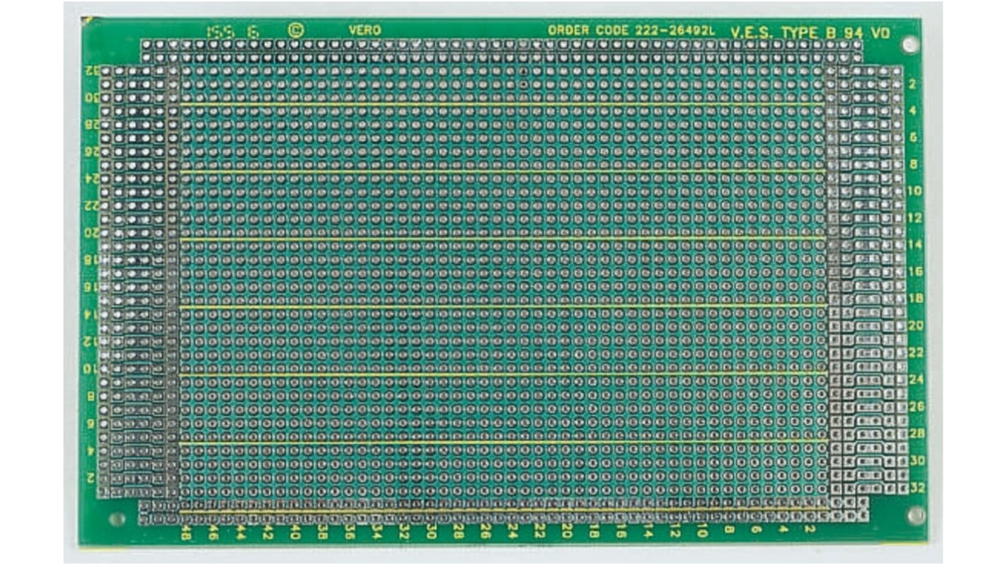 222-26492 | Vero Technologies Matrix Board FR4 With 42 x 38 1.02mm ...