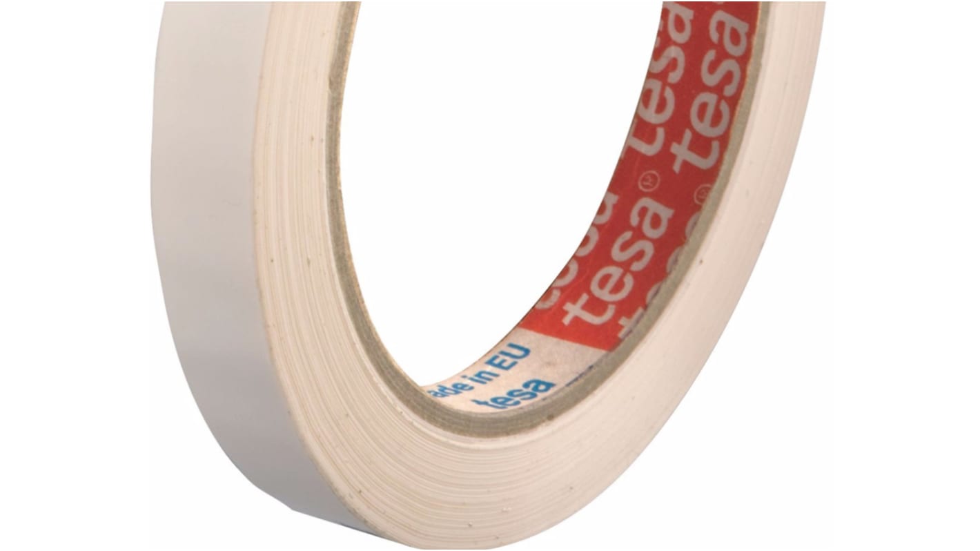 4204 White 66mx12mm | Tesa Tesa 4204 White Packing Tape, 66m x 12mm | RS