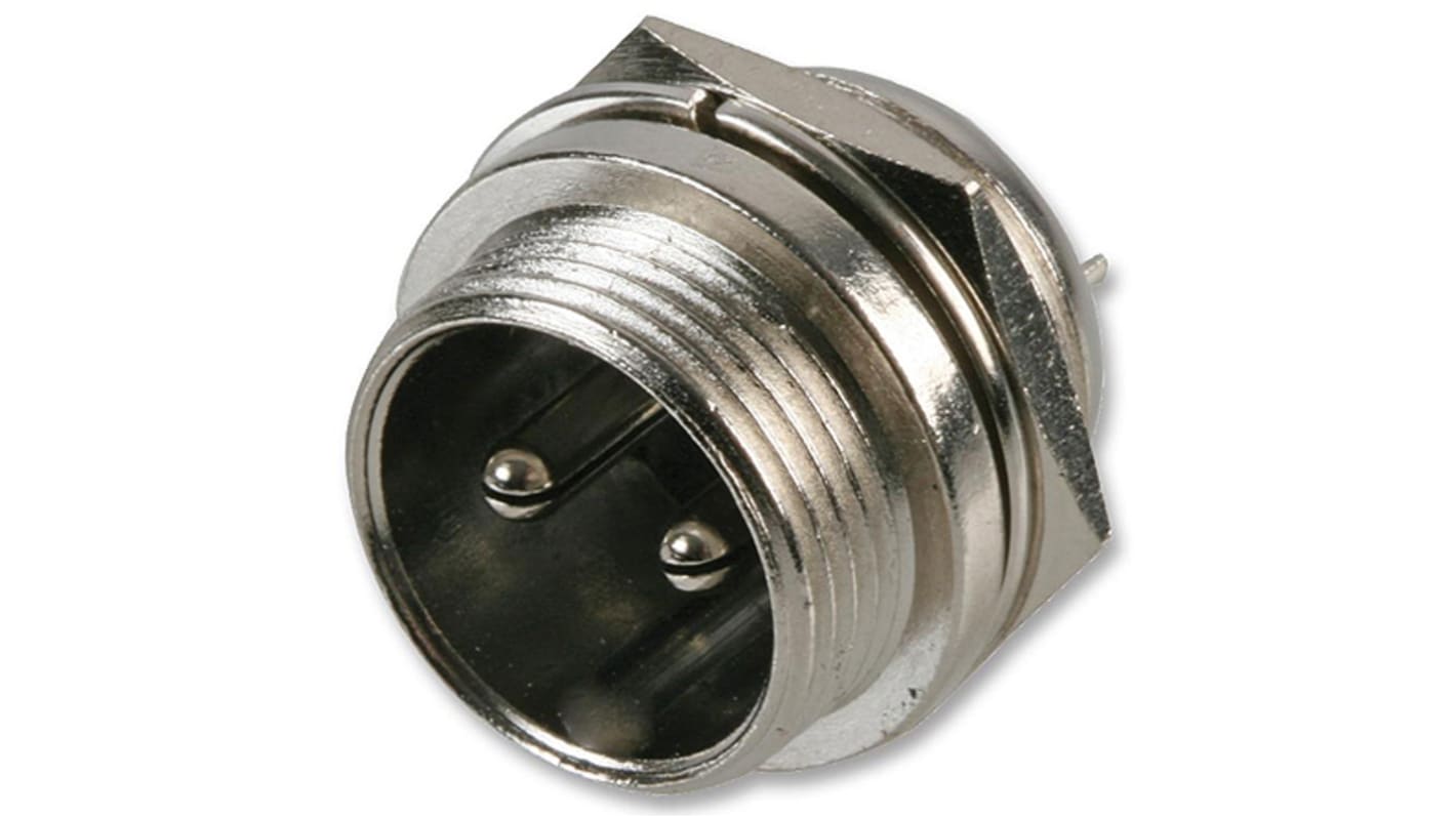 RS PRO Circular Connector, 2 Contacts, Panel Mount, Miniature Connector ...