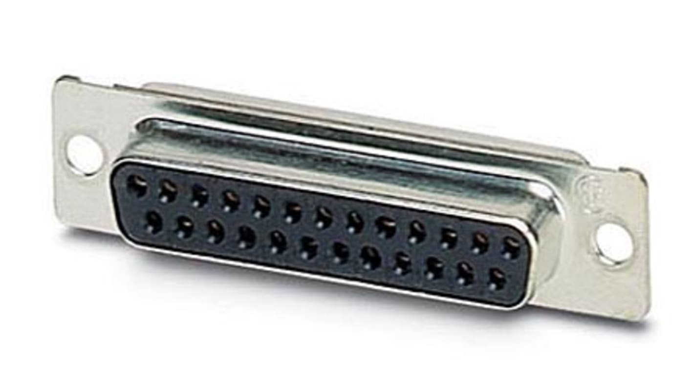 1689909 | Phoenix Contact VS-25-BU-DSUB-EG 25 Way Panel Mount D-sub ...