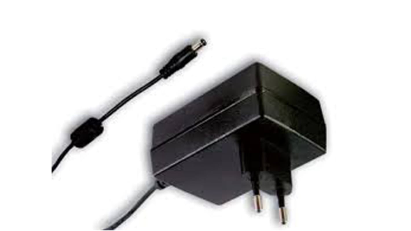 GST18E05-P1J | MEAN WELL 15W Plug-In AC/DC Adapter 5V dc Output, 3A ...