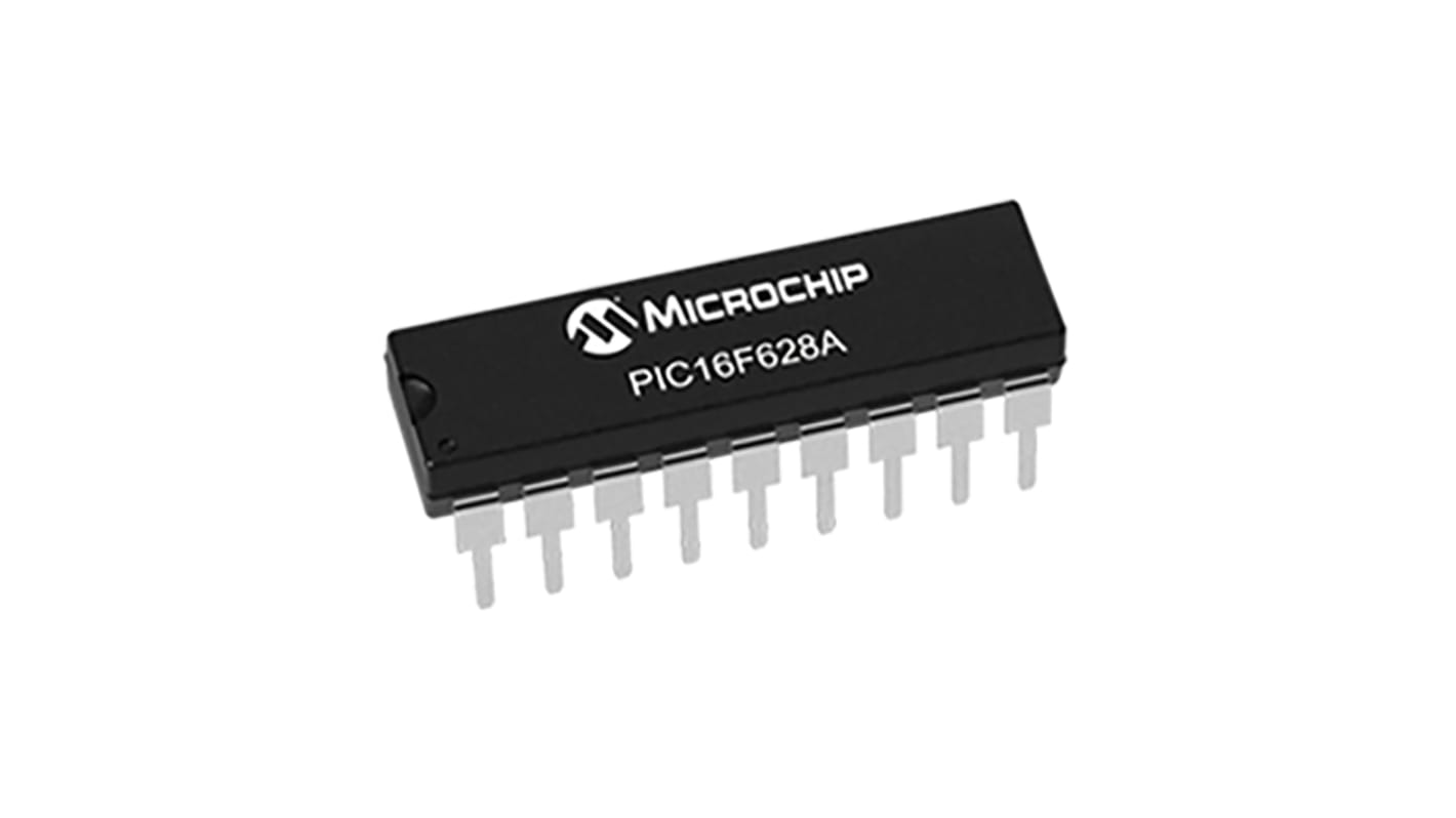 Microchip マイコン, 18-Pin PDIP PIC16F628A-I/P | RS