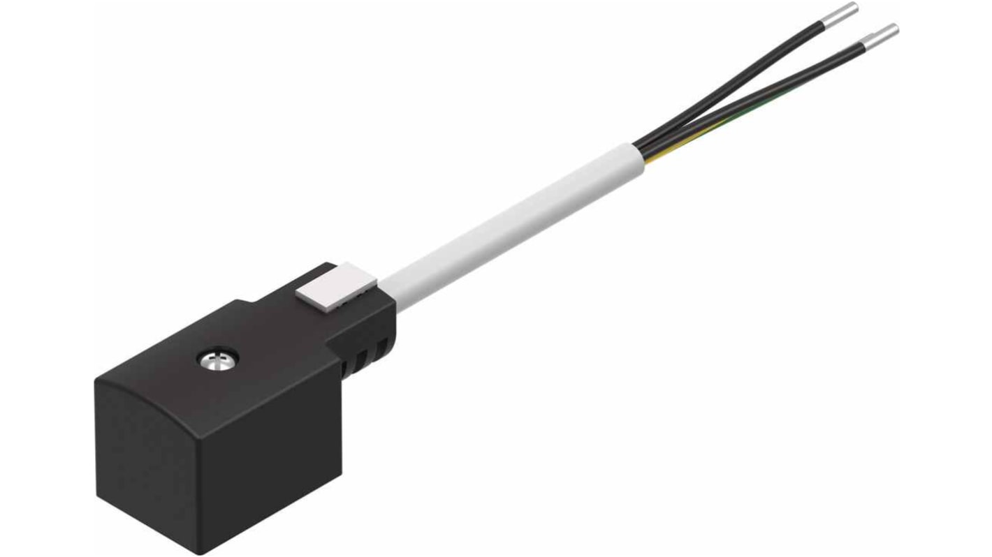 KMF-1-24DC-2,5-LED | Festo Plug and Cable, KMF Series, For Use With ...