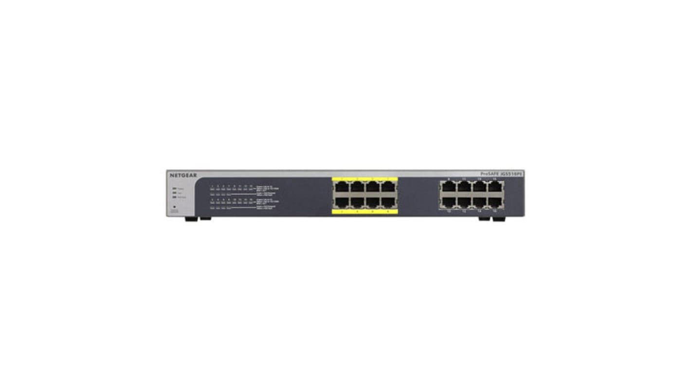 JGS516PE-100EUS | Netgear ProSAFE, Managed 16 Port Ethernet Switch | RS