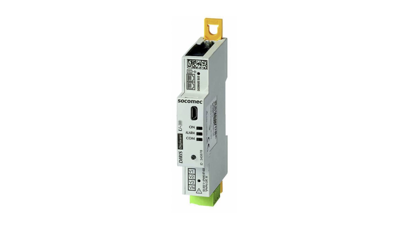 48290105 | Compteur d'énergie Socomec DIRIS Digiware U-10, 3 phases | RS