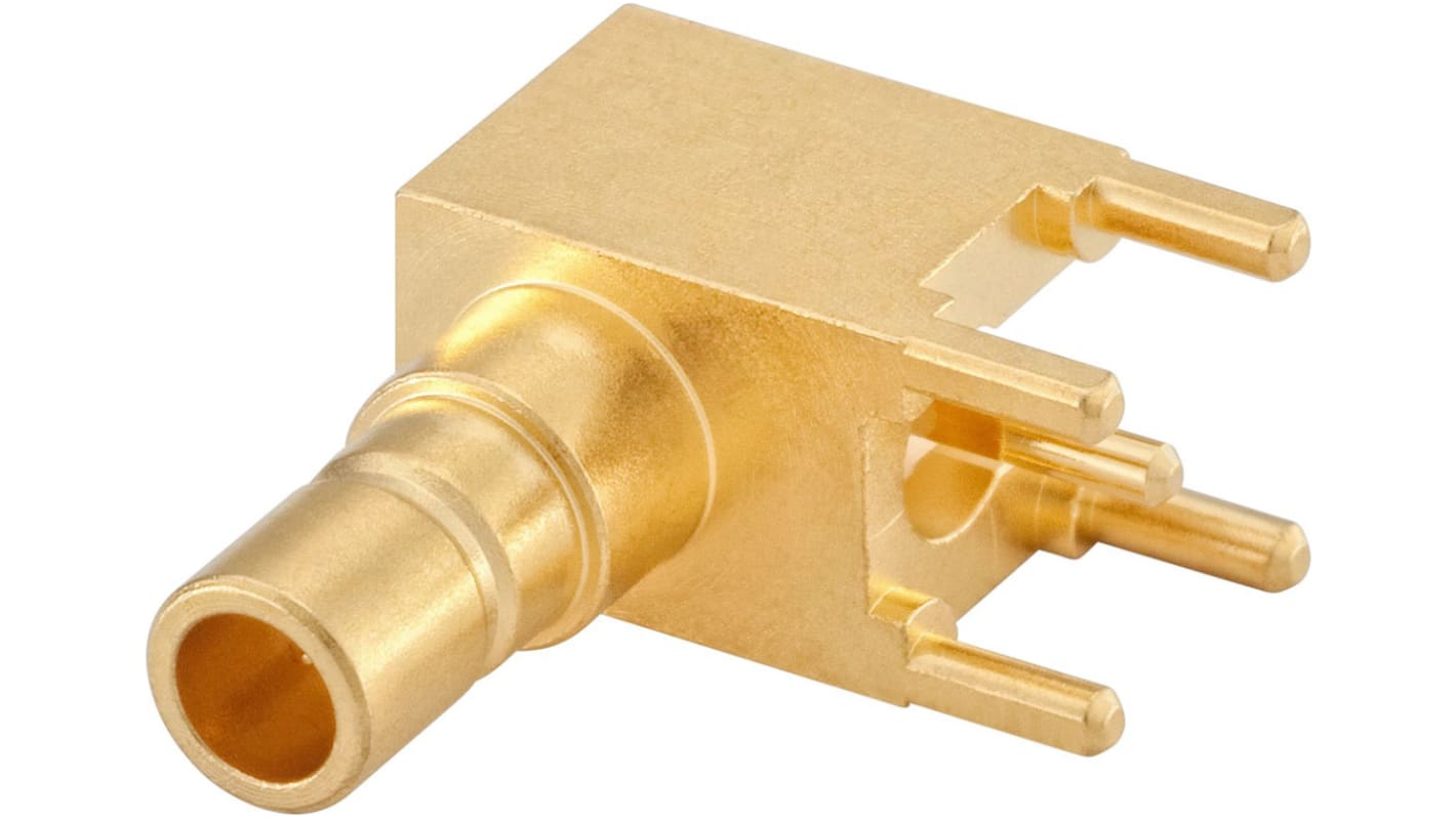 246871 | Rosenberger, Plug PCB Mount SMB Connector, 50Ω, Solder ...