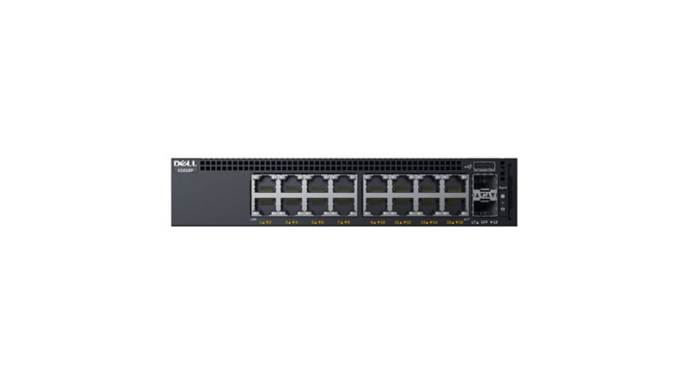 210-AEIL | Dell X1018P, Managed, Smart 18 Port Smart Switch With PoE | RS