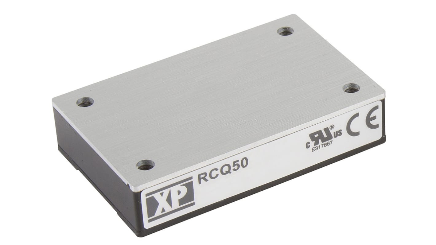 RCQ50110S05 | XP Power RCQ50 DC-DC Converter, 5V dc/ 10A Output, 66 → 160 V dc Input, 50W ...