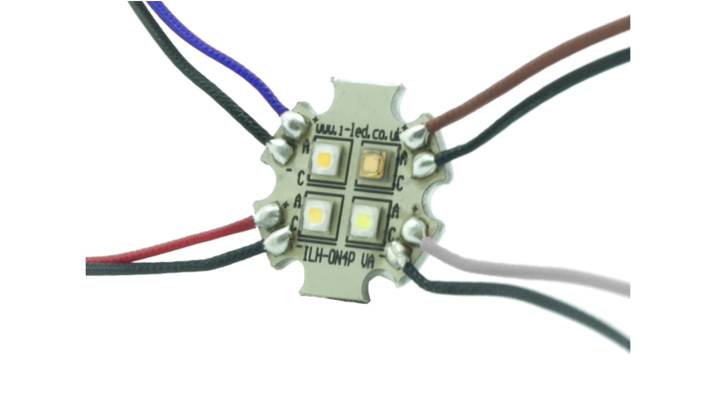 ILS ILH-OW04-HWUL-PC211-WIR200., Circular LED Array, 2 White LED (2700K ...