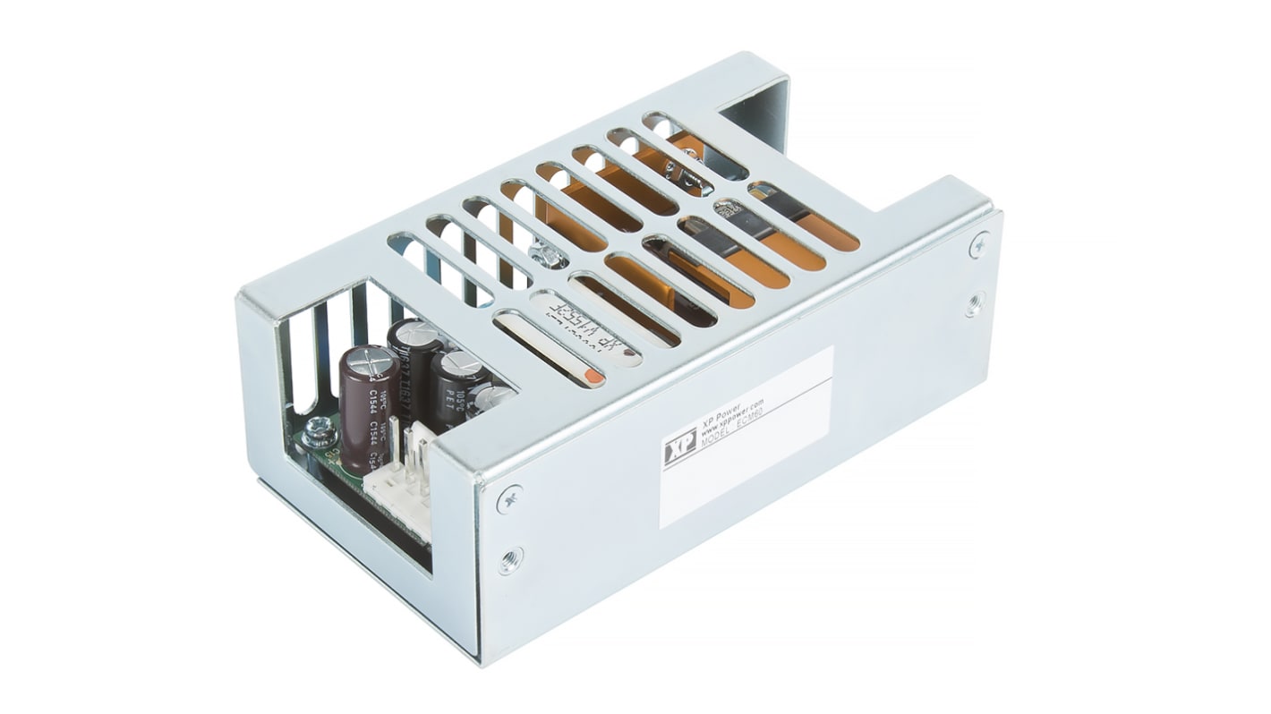 XP Power Switching Power Supply, ECM60US24-C, 24V dc, 2.5A, 60W, 1 ...