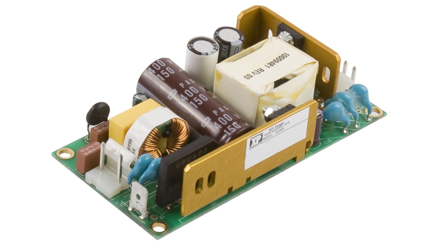 XP Power Switching Power Supply, ECS65US15, 15V dc, 4.3A, 65W, 1 Output ...