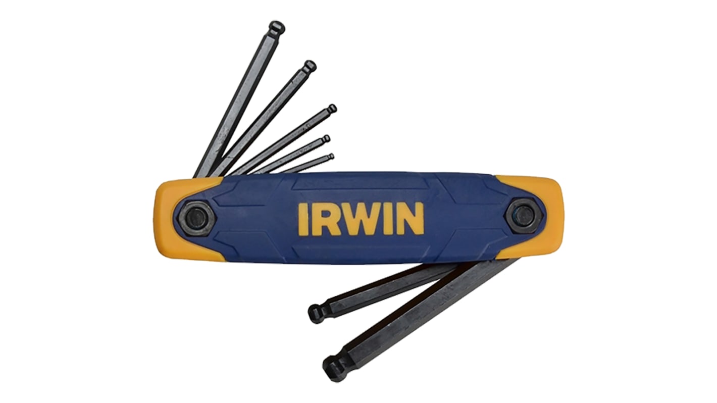 T10769 | Irwin 7 piece Folding Metric Hex Key Set, 2mm | RS