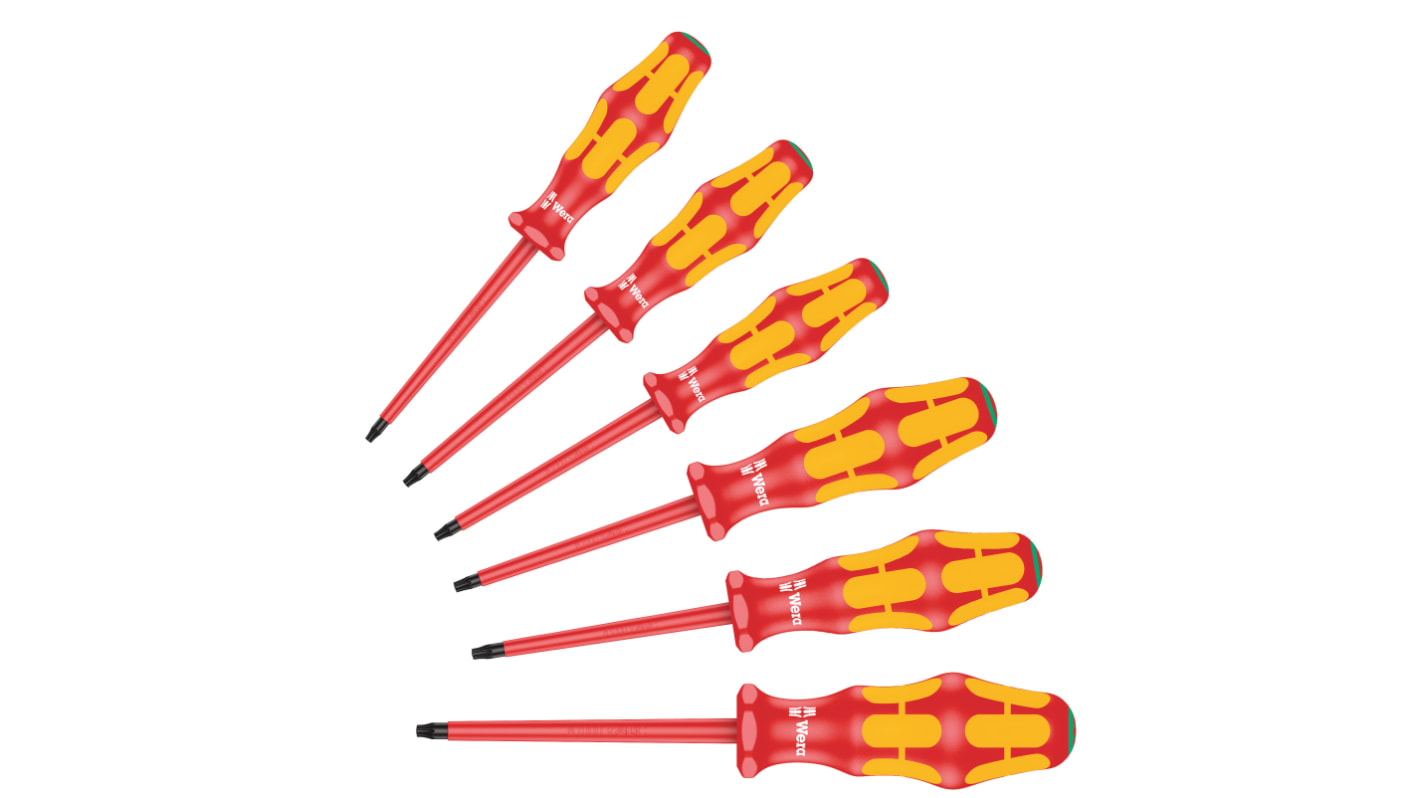 05133356001 | Wera Torx Insulated Screwdriver Set, 6-Piece | RS