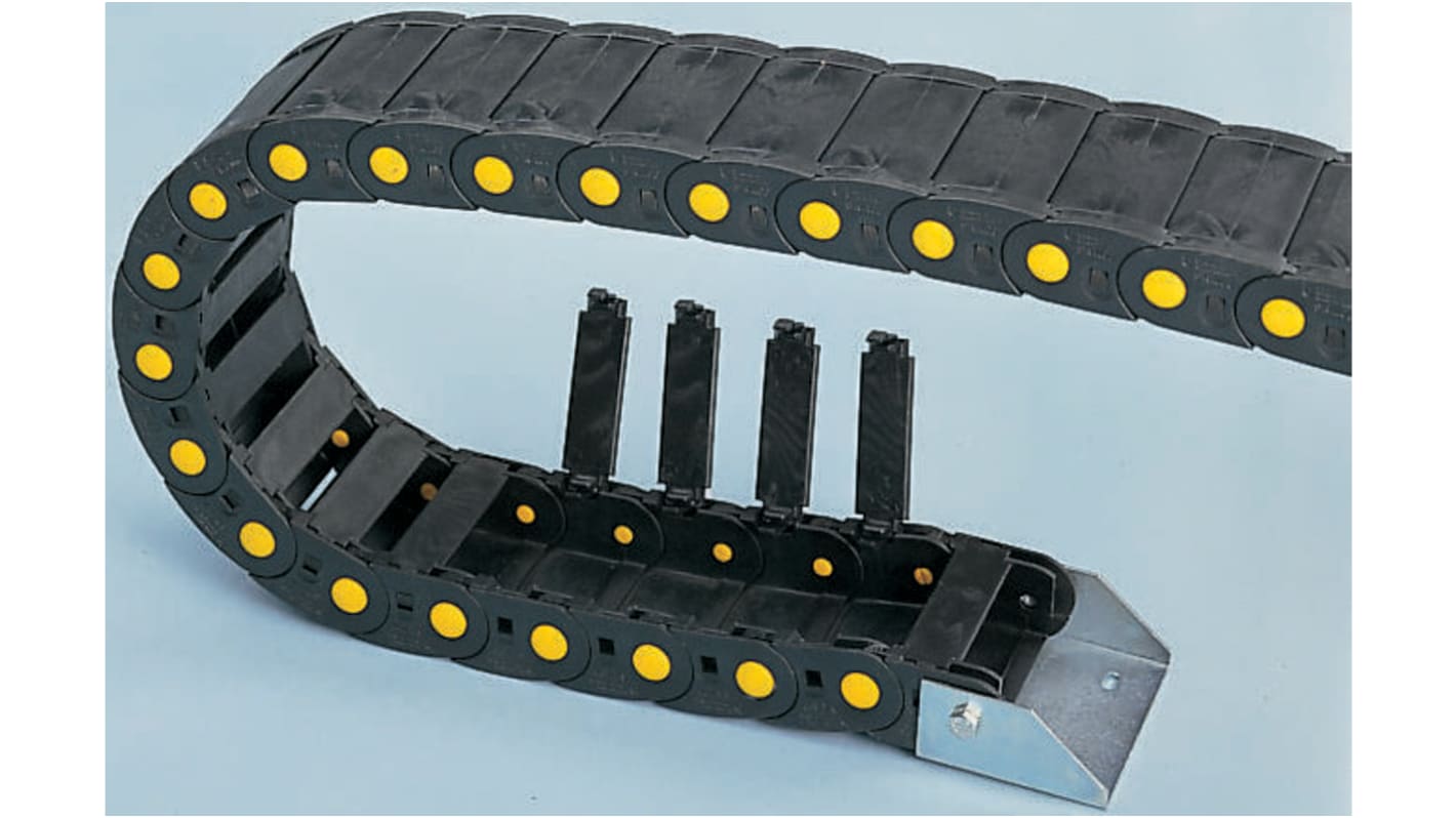SR355A045 | Cavotec Cable Chain, W74 mm x D43mm, L1m, 75 mm Min. Bend ...