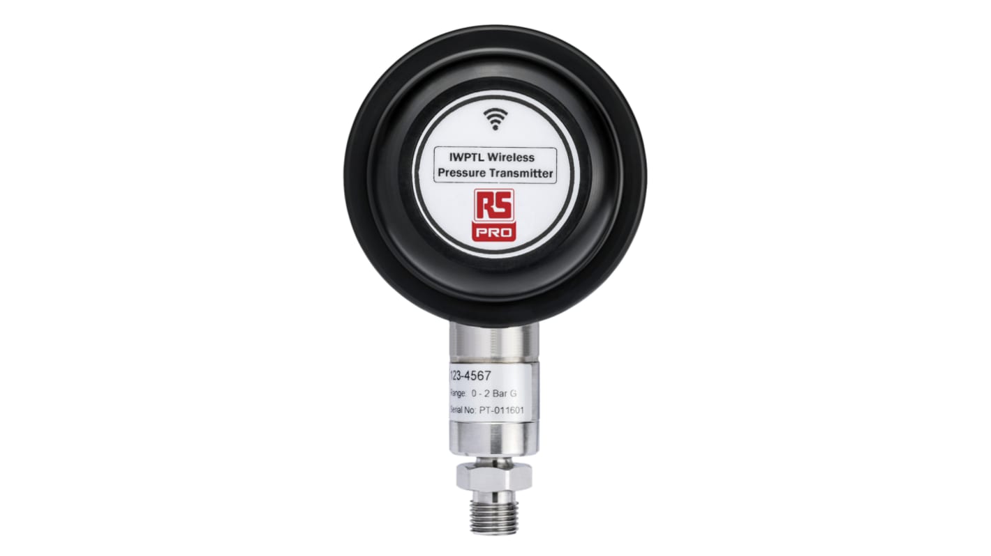 RS PRO Wireless Pressure Transducer, 0bar Min, 0.75bar Max, Analogue ...