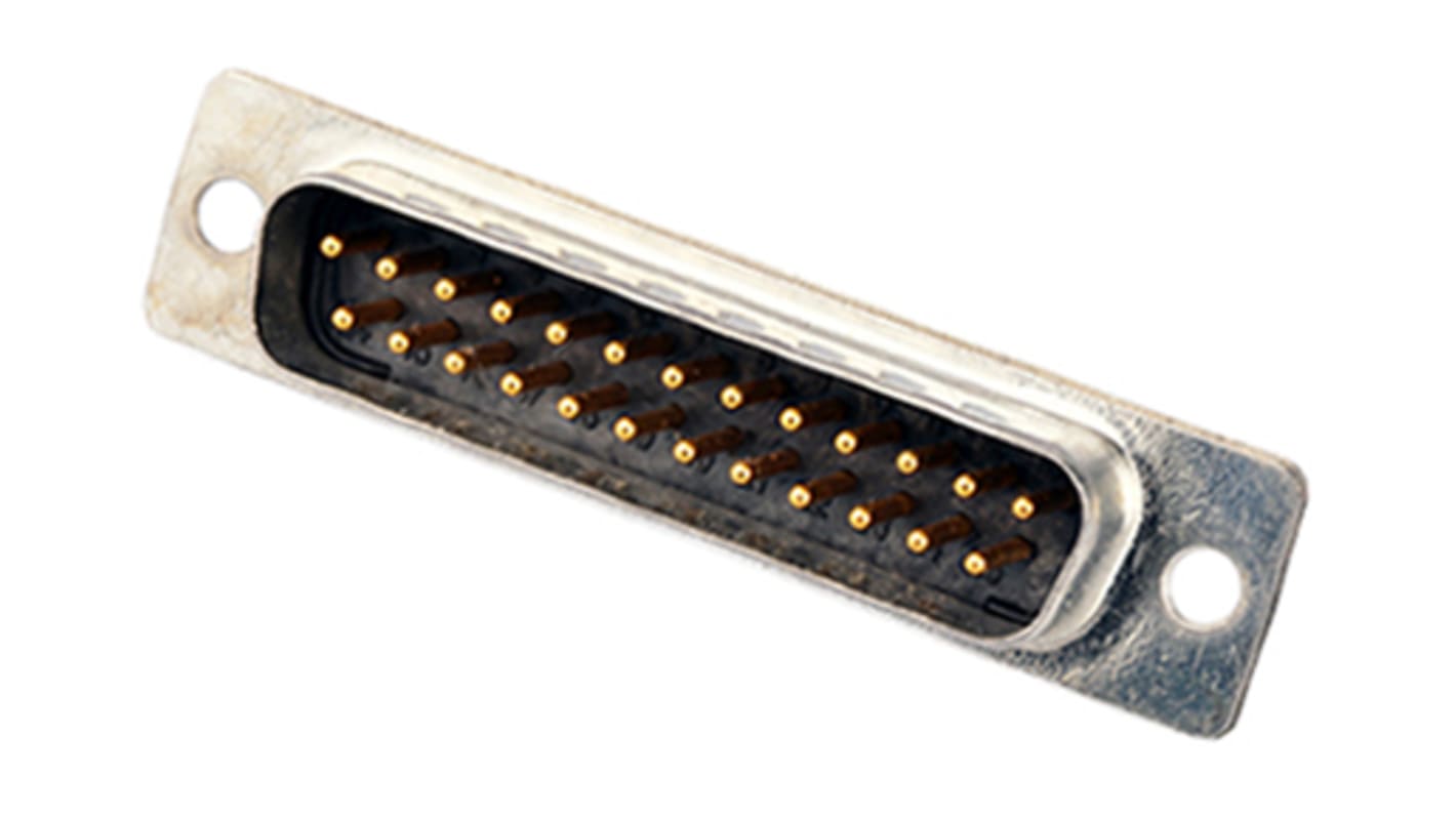 FC25P0G1 | FCT - A MOLEX COMPANY, F PCB Mount, 25 Pin D-sub Connector ...