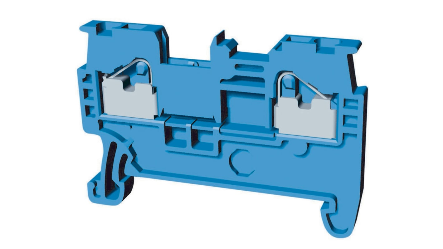 XW5T-P1.5-1.1-1BL | Borne de potencia, Azul, Terminación Encajado | RS