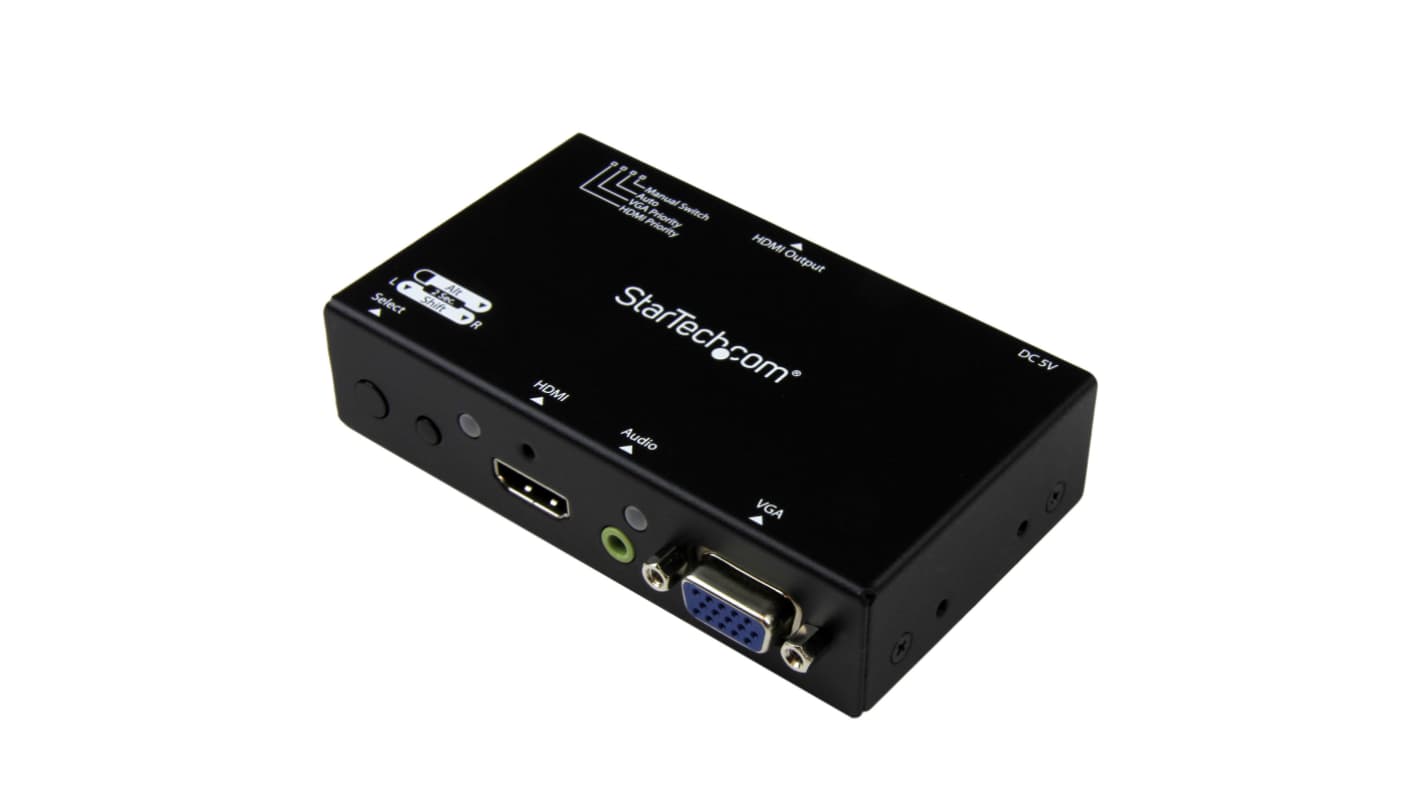 VS221VGA2HD | StarTech.com 2 Port 2 Input 1 Output HDMI, VGA Switch ...