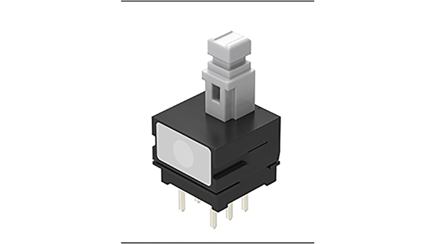 SPPH110800 | Alps Alpine Push Button Switch, Latching, PCB, DPDT, 30V ...
