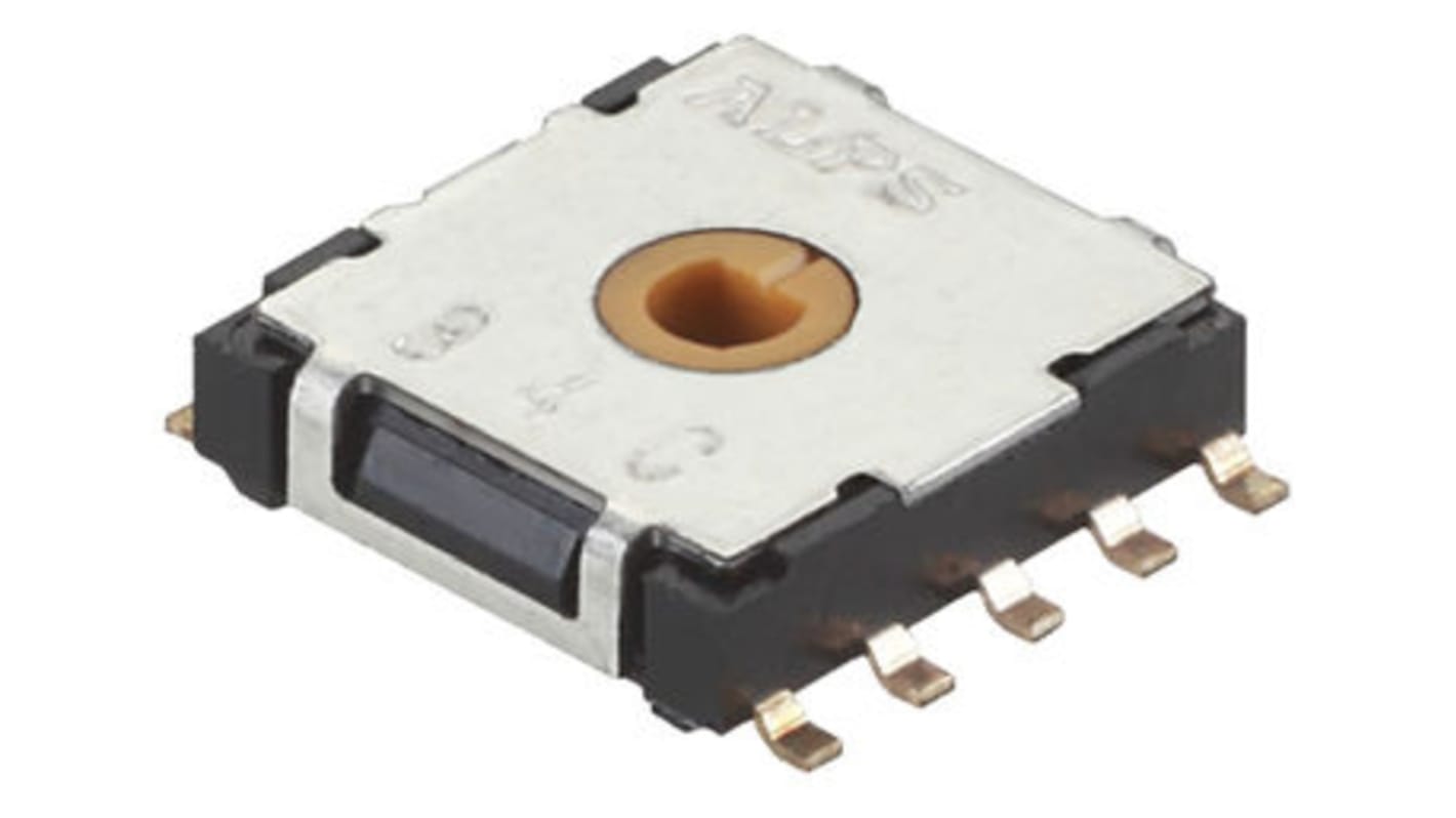 SRBQ290301 | Alps Alpine, 9 Position SP9T Rotary Switch, 100 mA, PC Pin ...