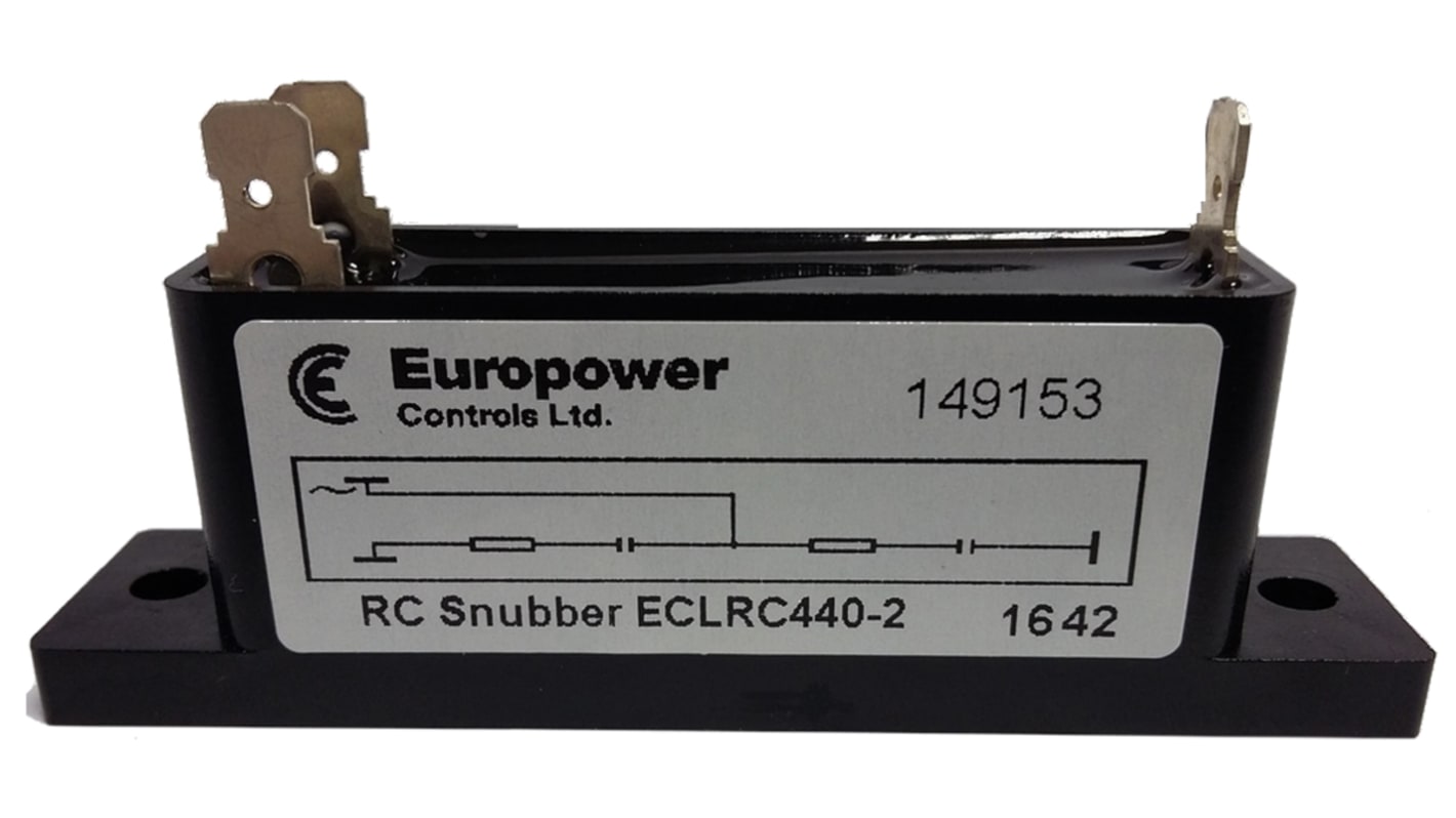 ECLRC440-2 | Europower Controls Snubber Capacitor 440V dc 2-ways Panel ...