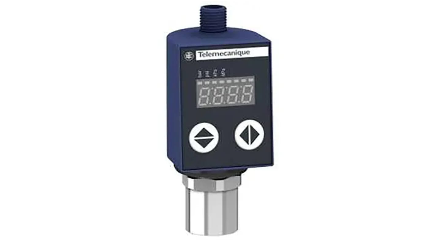 XMLR010G0T26 | Telemecanique Sensors Pressure Sensor, 0bar Min, 10bar Max, Analogue Output | RS