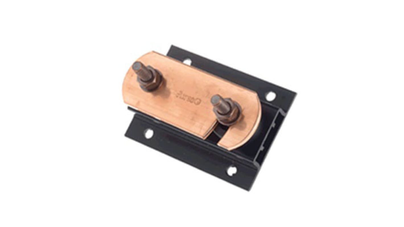 7TCA083670R0600 LK205 | WJ Furse Copper Earth Bar L. 125mm x W. 90mm x ...