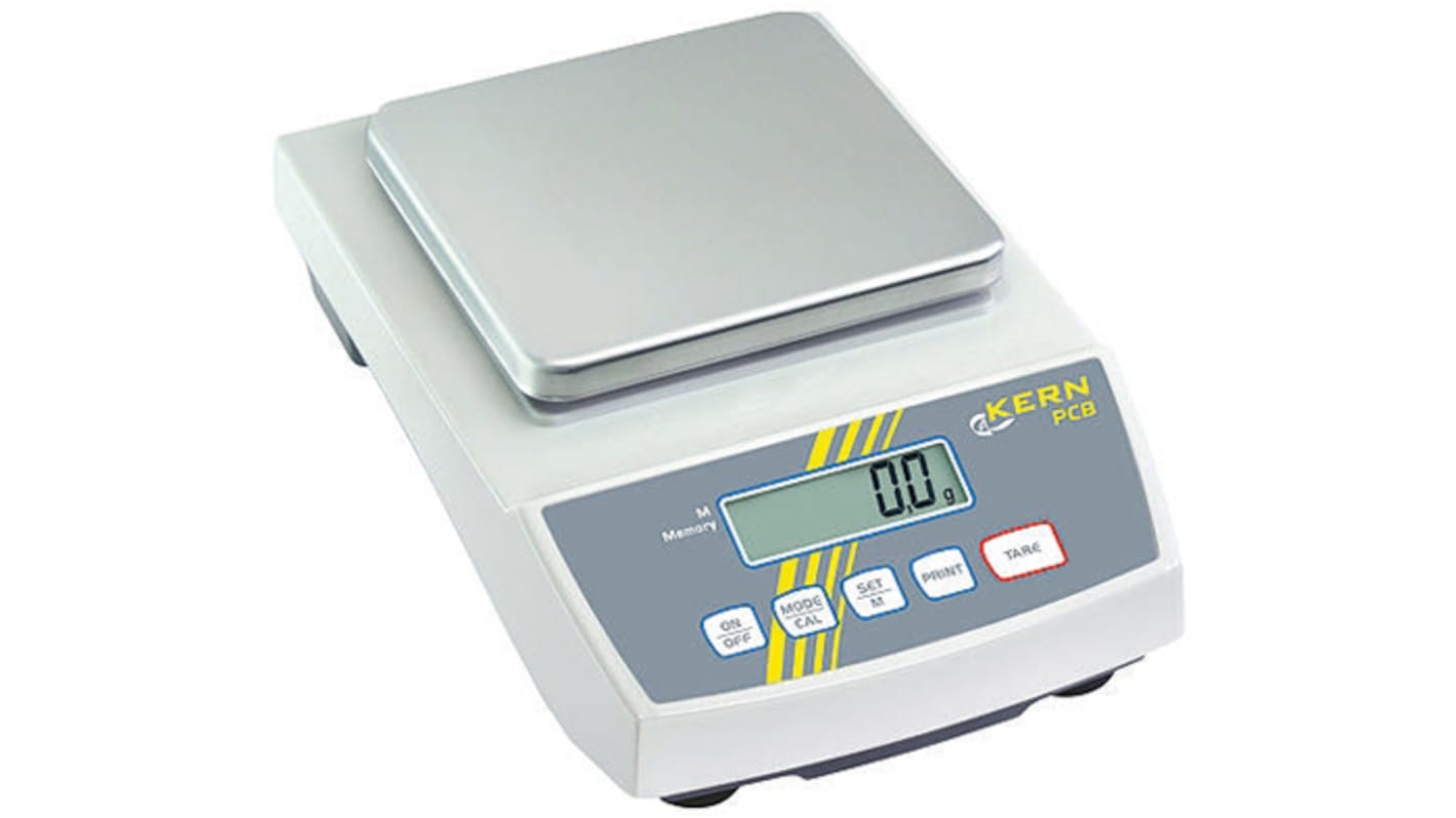 Kern PCB 2500-2 Precision Balance Weighing Scale, 2.5kg Weight Capacity ...