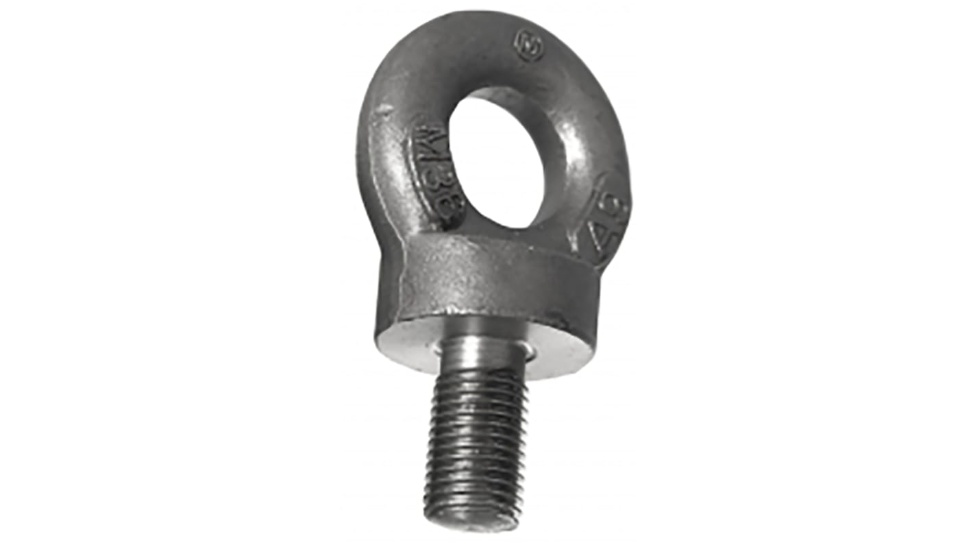 RS PRO Steel Eye Bolt, 1/2 in BSW Thread, 23mm Thread Length, 20mm ...