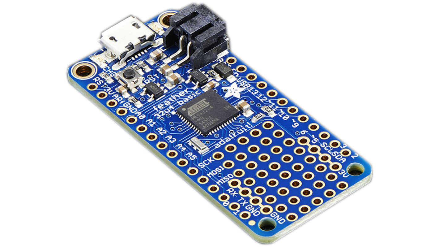 ADAFRUIT Feather 32u4 Basic Proto MCU Development Board 2771 | RS