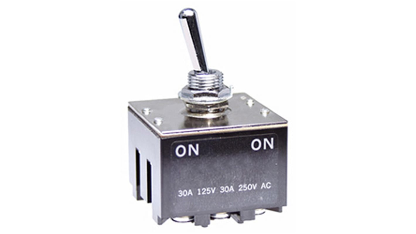 S832 | NKK Switches Toggle Switch, Panel Mount, On-On, 3PDT, Screw ...
