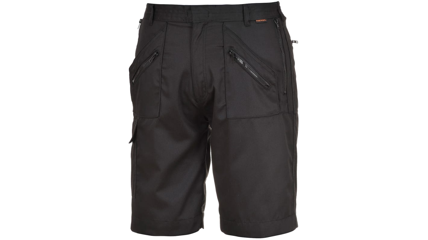 RS PRO Black Polycotton Work shorts, L | RS