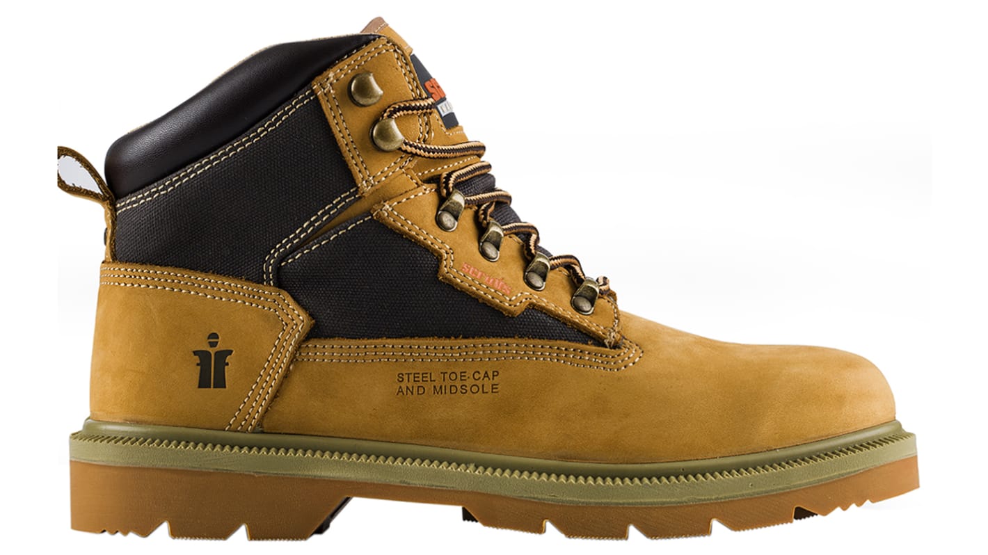 T51462.5 | Scruffs Twister Tan Steel Toe Capped Men's Safety Boots, UK ...