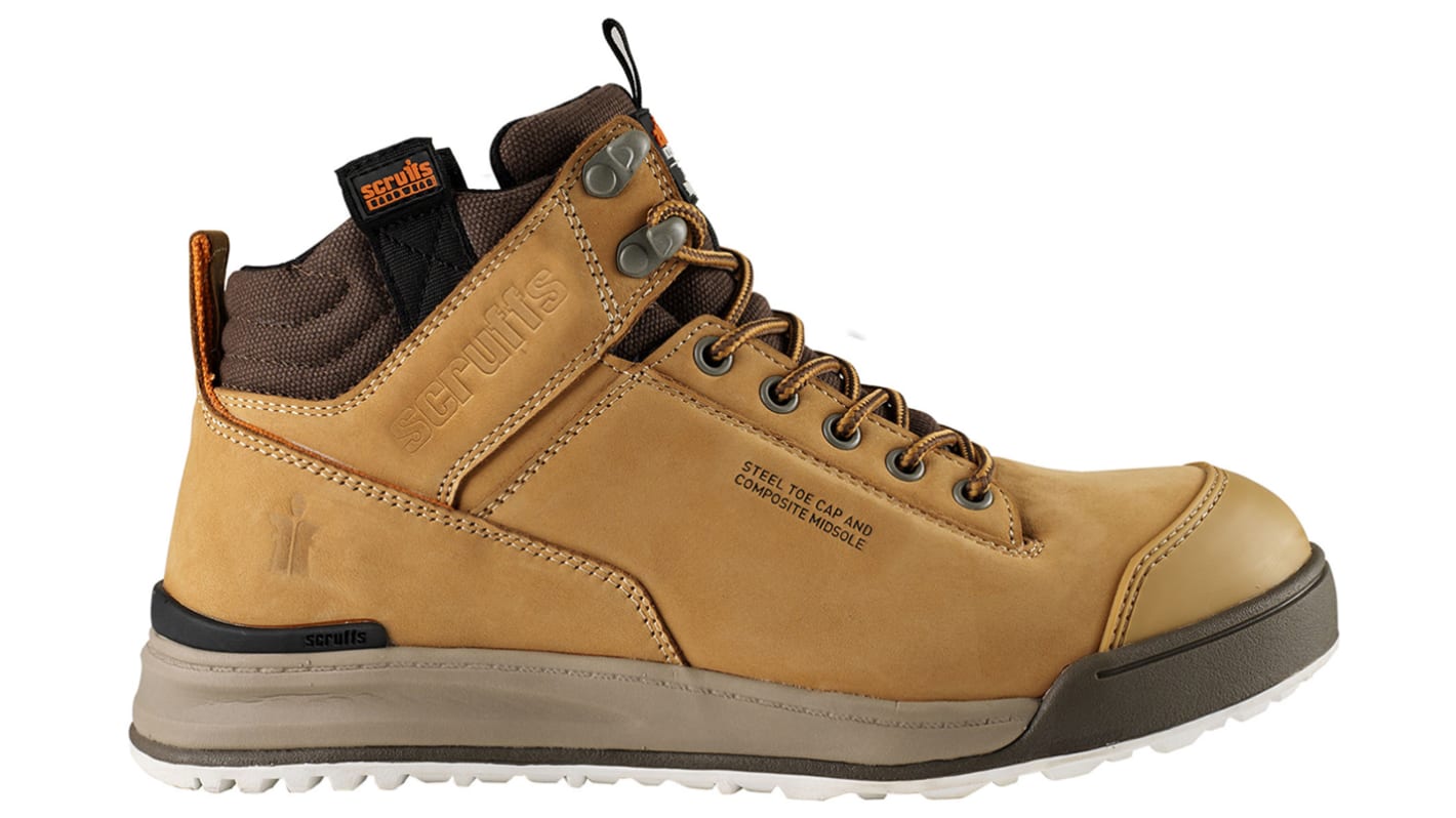 T51449 | Scruffs Switchback Tan Steel Toe Capped Men's Safety Boots, UK ...