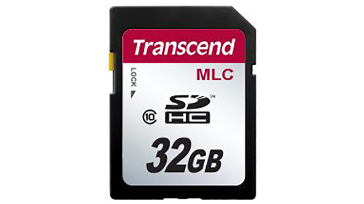 TS32GSDHC10M | Transcend 32 GB Industrial SDHC SD Card, Class 10 | RS