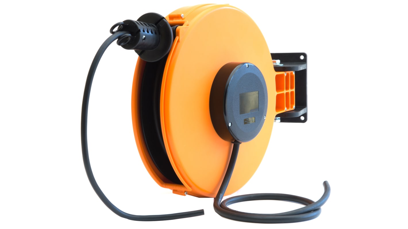 NSP4674 | Schill 15m 0 Socket Cable Reel, 230 V, IP40 | RS
