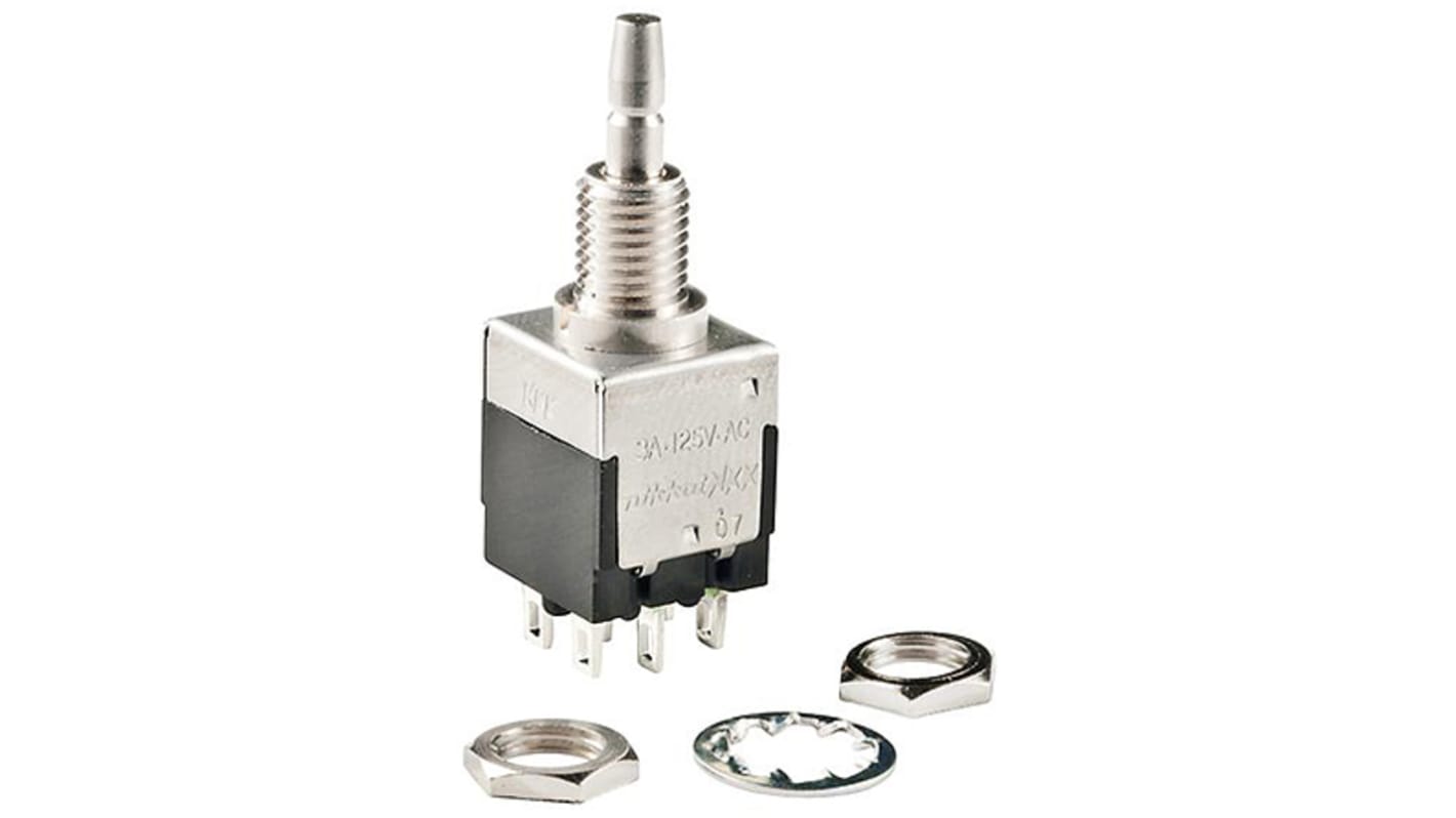 EB2061 | NKK Switches Push Button Switch, Momentary, Panel Mount, 6 ...