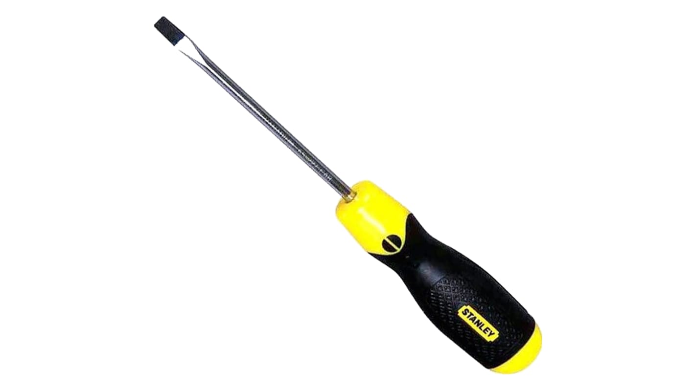 0-64-922 | Stanley Slotted Screwdriver, 10 mm Tip, 200 mm Blade | RS