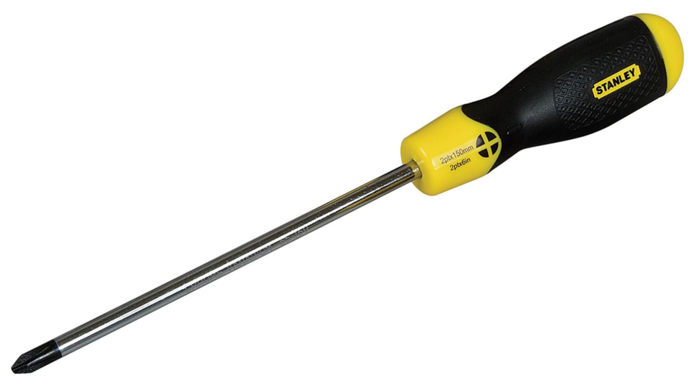 0-64-976 | Stanley Pozidriv Screwdriver, PZ3 Tip, 150 mm Blade | RS