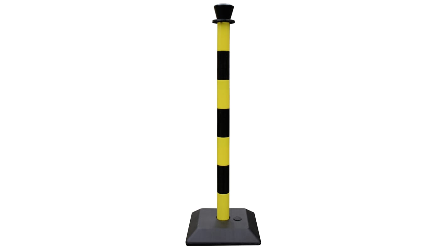 RS PRO Black & Yellow ABS Barrier Post | RS