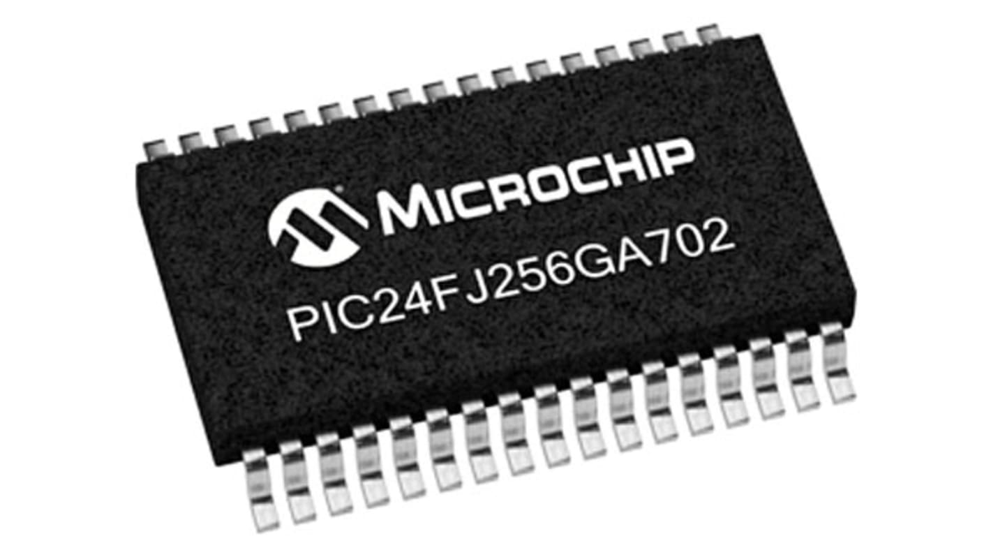 Microchip PIC24FJ256GA702-I/SS, 16bit PIC Microcontroller, PIC24FJ, 32MHz, 256 kB Flash, 28-Pin ...