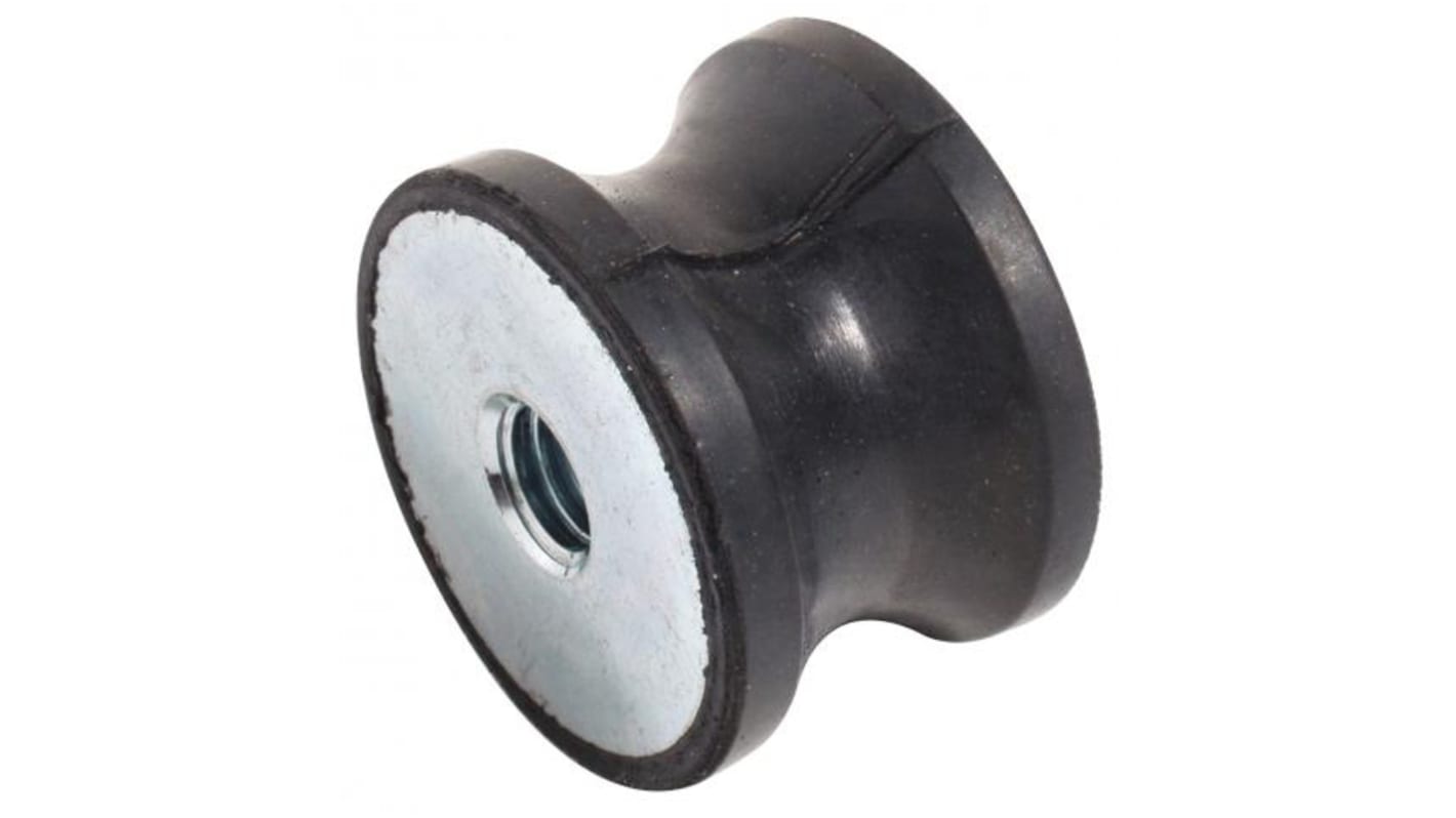 RS PRO M8 Anti Vibration Mount, Female Buffer Foot with 26kg ...