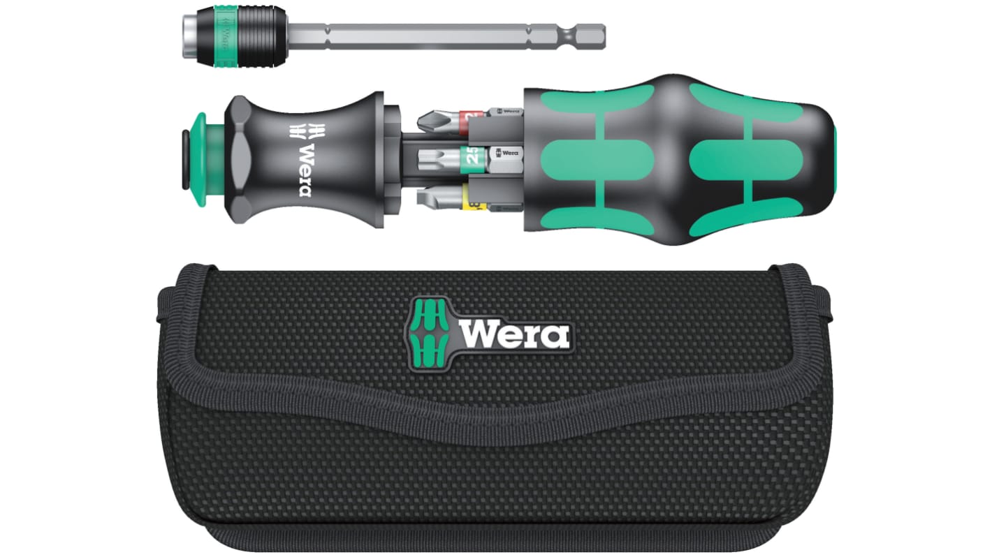 05051016001 | Wera Driver Bit Set 7 Pieces, Hexagon, Phillips, Pozidriv ...