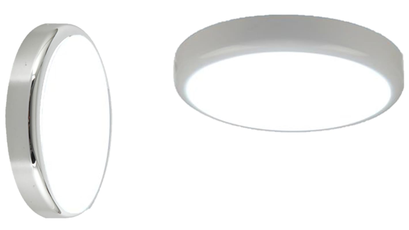 BT14DS | Knightsbridge Round LED Bulkhead Light, 14 W, 230 V, Lamp ...