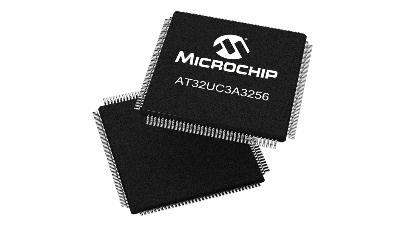 Microchip AT32UC3A3256-ALUT, 32bit AVR32 Microcontroller, AT32, 84MHz ...
