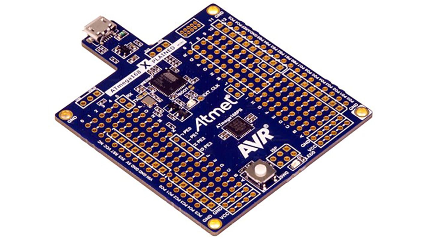 Microchip ATmega168PB Xplained Mini MCU Evaluation Kit ATMEGA168PB-XMINI | RS